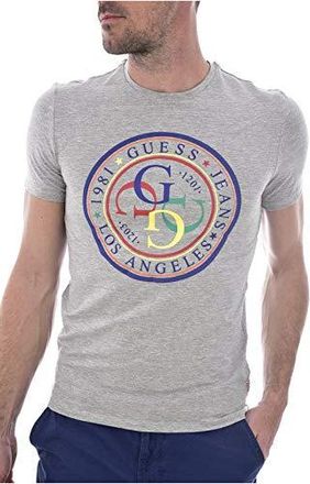 Guess Guess T-Shirt Homme G-Stamp M92i42 - Gris - Taille XS