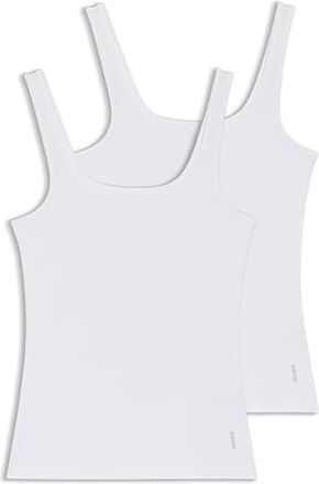 HUGO BOSS Lot de 2 d&eacute;bardeurs jumeaux pour femme, Blanc 100, XXL