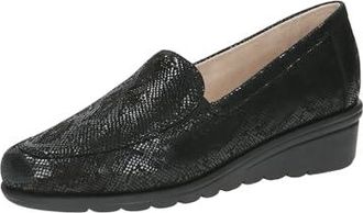 Caprice Pantoufles pour Femme 9-24701-42 Mocassin, Black Reptile, 39 EU