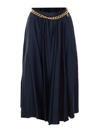 Elisabetta Franchi Jupe Midi - Noir
