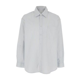 Dunst Homme, Chemises, Bleu, Taille: M Chemise Ray&eacute;e Oversize