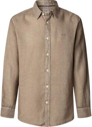 Pepe Jeans London Arnau Chemise, Marron (Beige Clair), L Homme