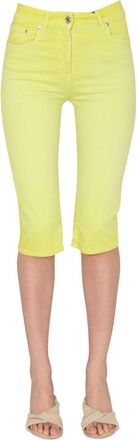 Msgm Slim Fit Cotton-Blend Jeans - Green