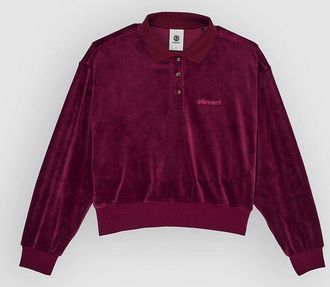 Element Lowcase Velour Fleece Pullover zinfandel
