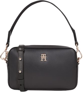 Tommy Hilfiger Damen Henkeltasche Distinct Camera Bag mit Schulterriemen, Schwarz (Black), Einheitsgr&ouml;&szlig;e