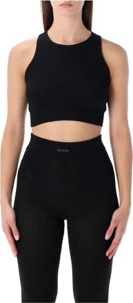 Fear of God Femme, Tops, Noir, Taille: 38 FR Waffle Sport Tank