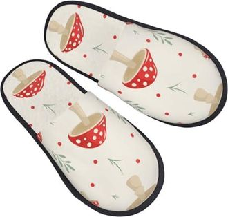 Generic Pantoufle Champignons Plats Chaussures Doux Hiver Chaussons Pour Femme Int&eacute;rieur Homme M