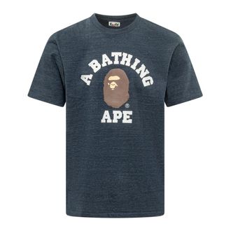 A Bathing Ape A Bathing Ape, Herren, Oberteile, Blau, SGr&ouml;&szlig;e