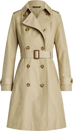 Ralph Lauren DOUBLE-BREASTED COTTON-BLEND TRENCH COAT