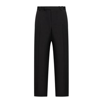 Versace Wollhose mit B&uuml;gelfalte - - Trousers - Herren - Schwarzk - S
