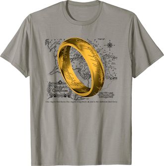 The Lord Of The Rings Lord of The Rings Map Ring T-Shirt