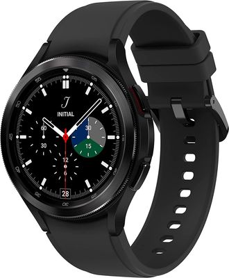 Samsung Galaxy Watch4 Classic, Runde Bluetooth Smartwatch, Wear OS, drehbare L&uuml;nette, Fitnessuhr, Fitness-Tracker, 46 mm, Black (Deutche Version)
