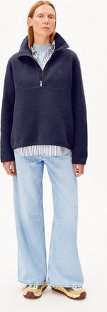 Armedangels Sweatshirt HAARLEENAA Fleece-Sweatshirt aus Bio-Baumwolle Oversized Fit