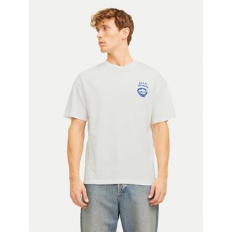Jack & Jones Jack & Jones T-Shirt Charge 12269384 Wei&szlig; Relaxed Fit