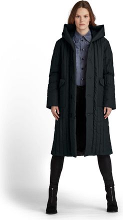 G-Star RAW Damen Long Puffer Vertical Quilted Jacke