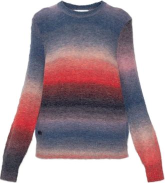 Lacoste pull à rayures - Bleu