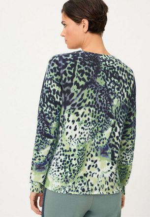 Olsen Strickpullover Pullover mit Panneaux-Print