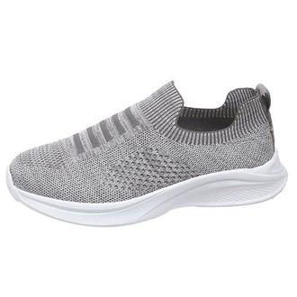 Generic Chaussures Plates pour Femmes Baskets en Maille Femme Casual Lacets Sneakers Souples Et Respirantes Minimalistes Course Plein Air Diab&eacute;tique La Marche