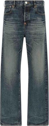 Kenzo Straight Leg Jeans - Blau