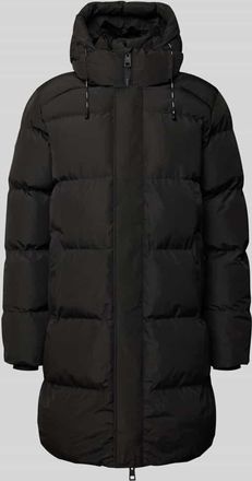 Superdry Steppmantel mit Kapuze und Zweiwege-Reißverschluss