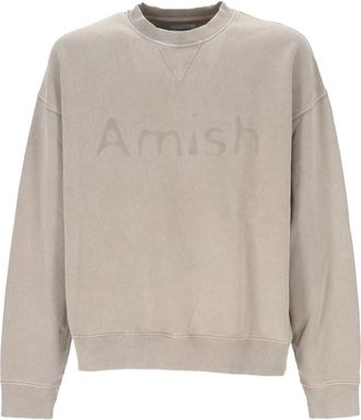 Amish sweat à col rond - Tons neutres