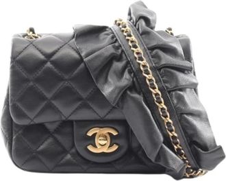Chanel Sac bandouli&egrave;re vintage doccasion - Femme - Pre-owned - Noir - Taille: ONE Size