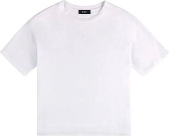 Fay Femme, Tops, Blanc, Taille: 38 FR T-shirt &agrave; col rond