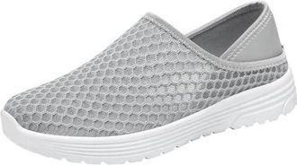 Generic Printemps Nouvelles chaussures d&eacute;contract&eacute;es Bordure Hot Plus un pied sur chaussures en maille Chaussures de maman Slide Pantoufles pour femmes dint&eacute;r