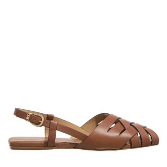 Michael Kors Sandalen - Irene Sling Flat - Gr. 38 (EU) - in Braun - f&uuml;r Damen