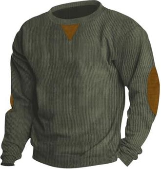 Generic Pull Col Roul&eacute; Fin Homme Pullover Hommes Taille Moche Jacker Eco Personnalis&eacute; Mariniere Nid Gaufr&eacute; Cass&eacute; Retro Sportswear Sanglier Int&eacute;gr&eacute;e Graphique 