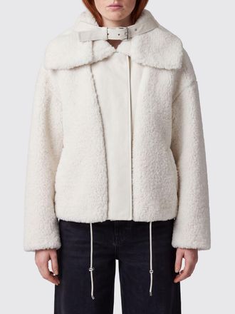 Sportmax Kurze Jacke aus Kunstpelz mit Kordelzug und Relaxed Fit