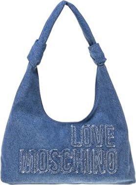 Love Moschino Poljc4243pp0mkm0750u, Sac porté épaule Femmes, Bleu foncé