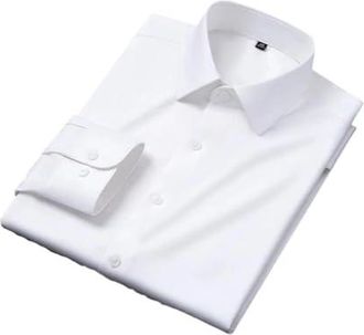 Generic Chemise &agrave; manches longues en laine &eacute;lastique douce pour homme, 2285-01, 3XL