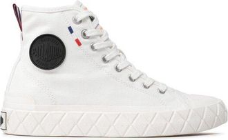 Palladium Sneakers aus Stoff Ace Cvs Mid U 77015-116-M Weiß