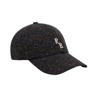 Ruslan Baginskiy Casquette de baseball &agrave; logo orn&eacute;e de cristaux - Femme - Accessoires - Noir - Taille: ONE Size