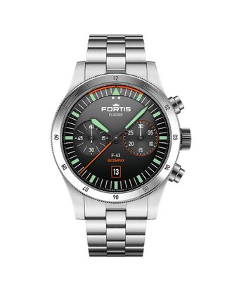 Fortis FLIEGER F-43 Bicompax Original Herrenuhr F4240004