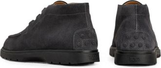 Tod's Suede with Gommino Detail Sneakers - Gray