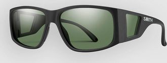 Smith Monroe Peak Matte Black Sonnenbrille chromapop pol gry grn