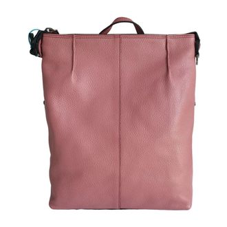 Gabs Gro&szlig;er Lederrucksack Shopper Rosewood - - Bags - Damen - Rot - ONE SIZE