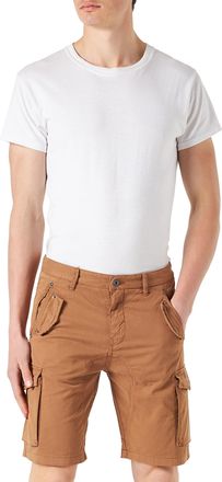 Gianni Lupo Herren Orlando Lässige Shorts, Tobacco, 42