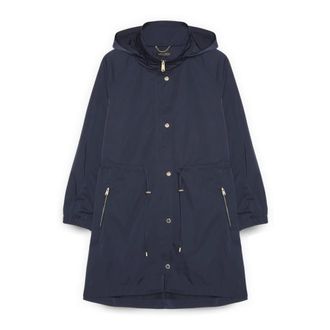 Fiorella Rubino Damen, M&auml;ntel, Blau, 2XLGr&ouml;&szlig;e