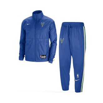 Nike Homme, Sport, Bleu, Taille: XL Survêtement Edition Milwaukee Bucks