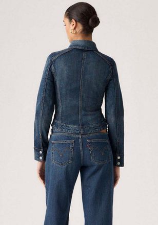 Levi's Jeansjacke STRETCH FITTED TRUCKER mit stylischem Hemdkragen