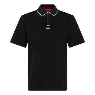 HUGO BOSS Homme, Tops, Noir, Taille: 2XL Polo en coton