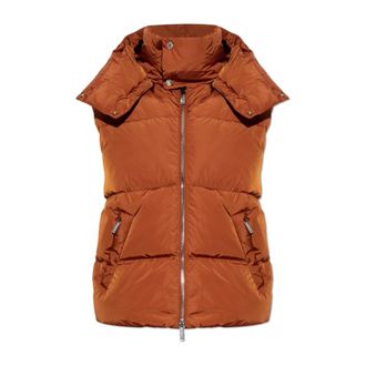 Dsquared2 Gesteppte Weste mit abnehmbarer Kapuze - - Jackets - Herren - Orange - XL