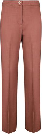 Pinko Pinko, Femme, Pantalons, Brun, Taille: 34 FR Wide Pantalons
