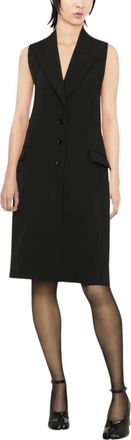 Maison Margiela Femme, Robes, Noir, Taille: 36 FR Sleeveless Blazer Dress