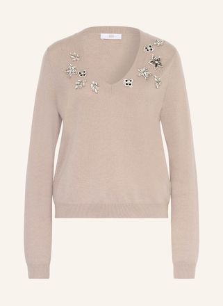 Riani Riani Pullover Mit Cashmere Und Schmucksteinen beige