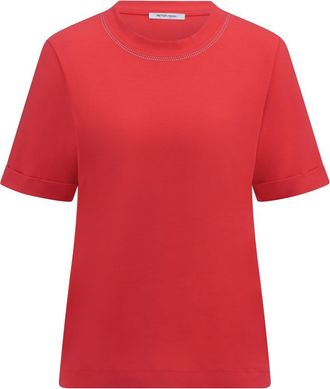 Peter Hahn Rundhals-Shirt Peter Hahn rot