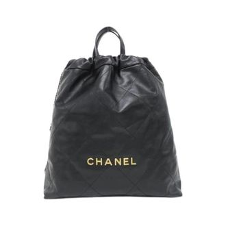 Chanel Pre-owned 22 Calf Backpack - - Pre-owned - Damen - Schwarzk - ONE SIZE